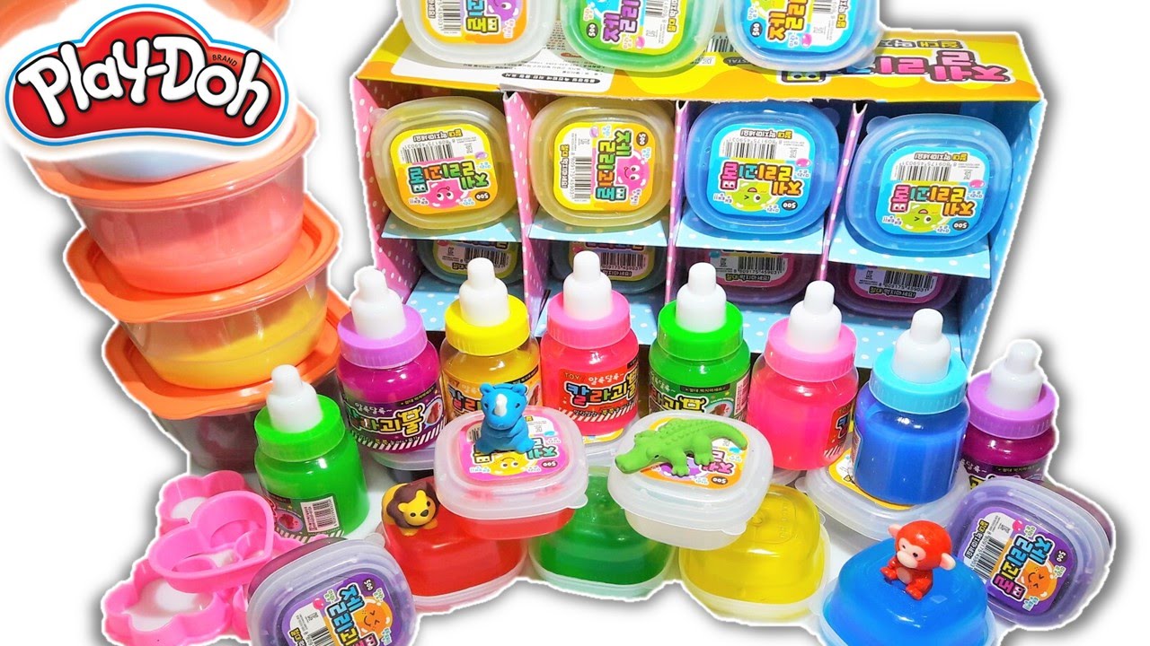 DIY Combine All the Colors Slime Clay! Fun Play& Introduce& Learn ...