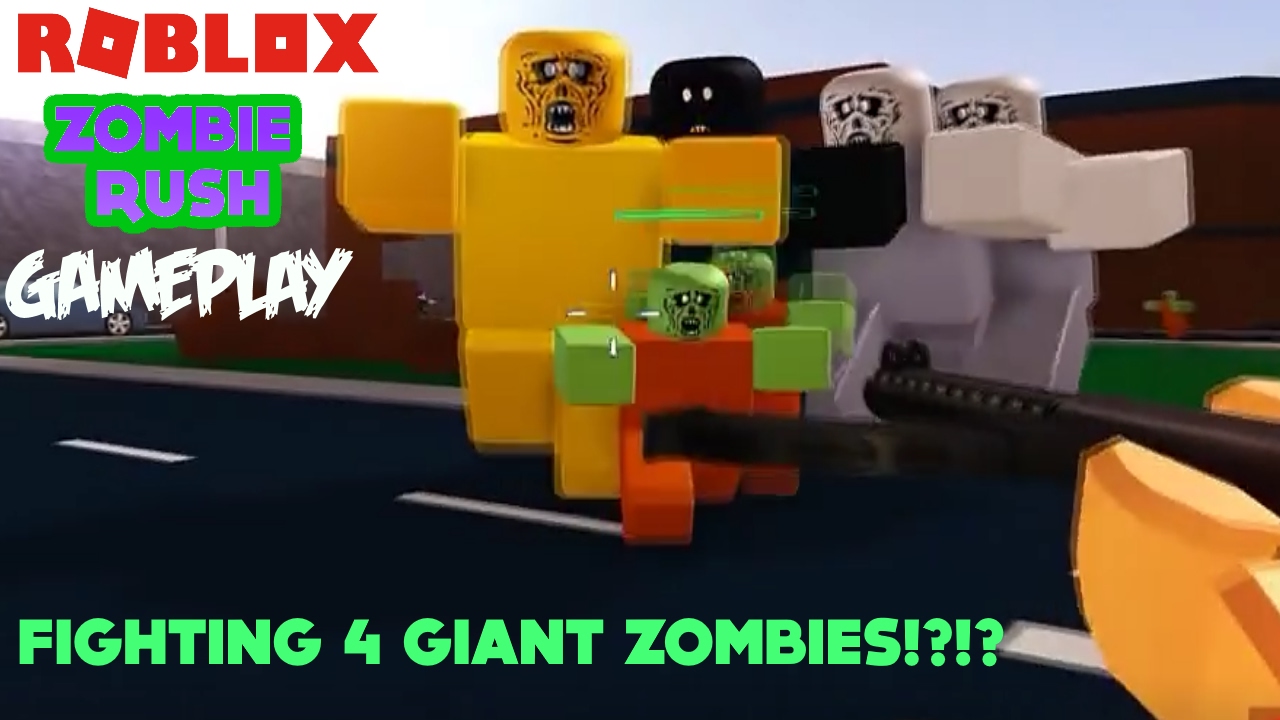 FIGHTING 4 GIANT ZOMBIES!? | Zombie Rush Gameplay (w/ Shaders) - YouTube