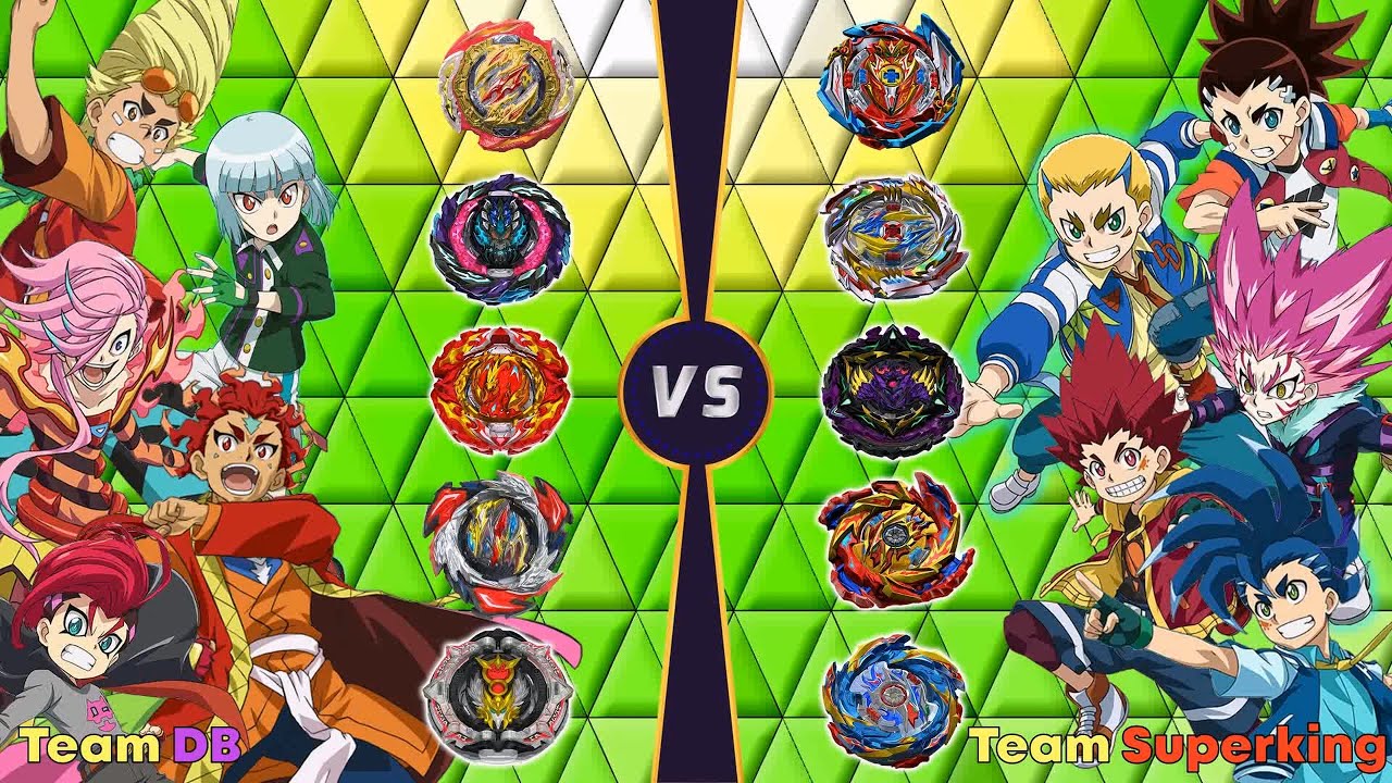 Beyblade Burst Db 【team Db Vs Team Sparking】 베이블레이드 버스트 Db 팀 다이너마이트 Vs