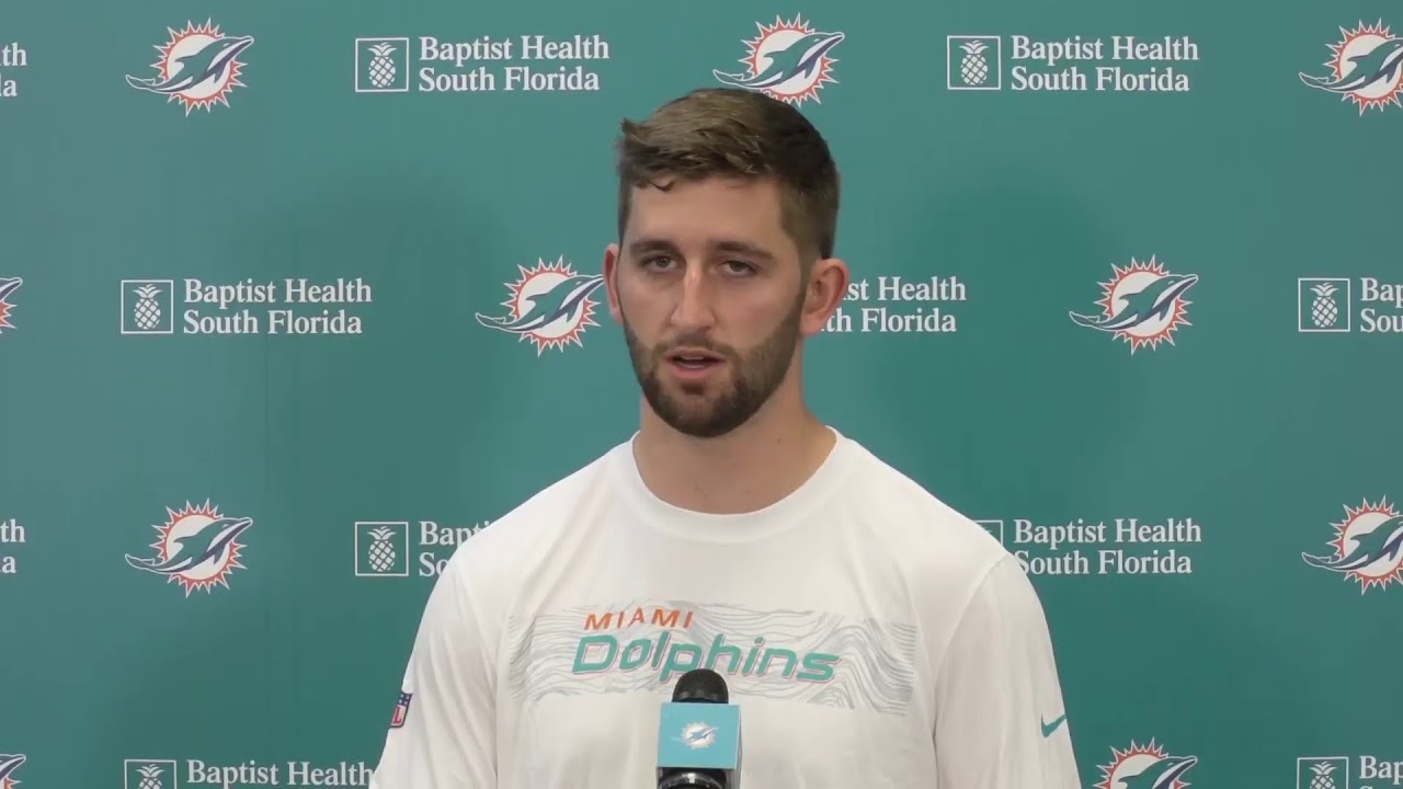 Dolphins Live: Josh Rosen meets with the media. - YouTube