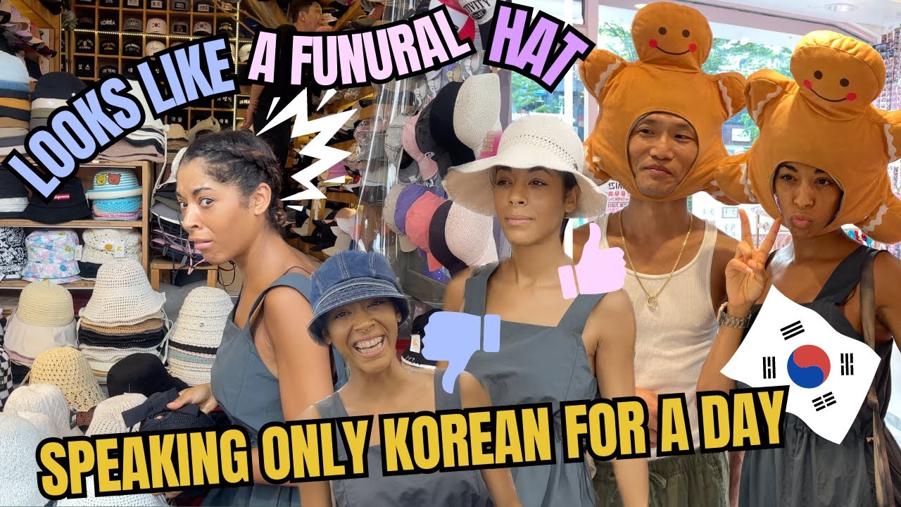 My Girlfriend tries to speak only Korean for a day 🇰🇷 | THE STRUGGLE IS ...