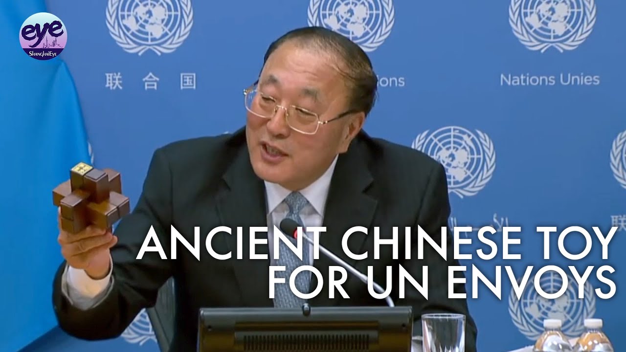 Chinese envoy gifts 'Lu ban lock' puzzle as metaphor for fragile peace ...