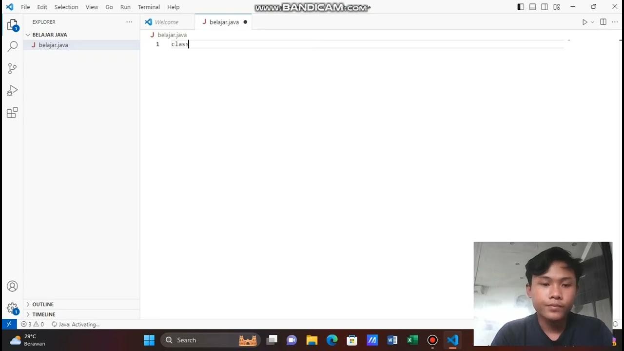 TUTORIAL CARA INSTALL APLIKASI VISUAL CODE DAN SETUP JAVA - YouTube