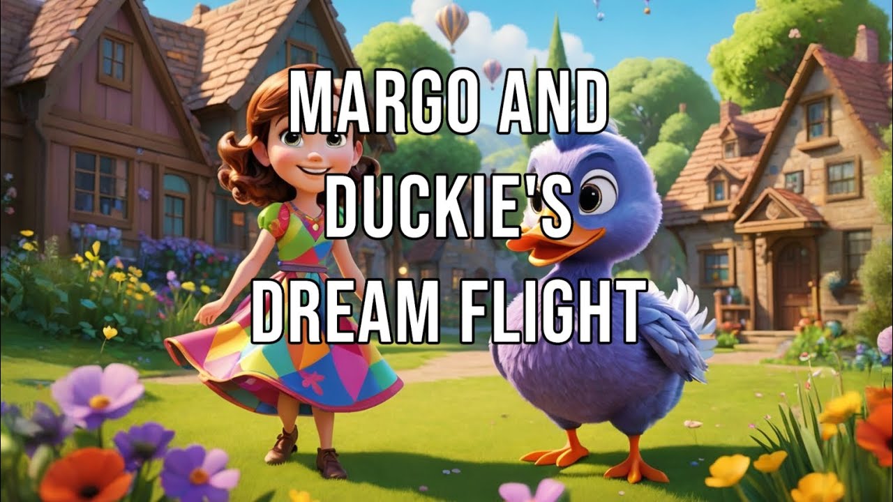 Margo and duckie,s dream flight # # bed time story # English story ...