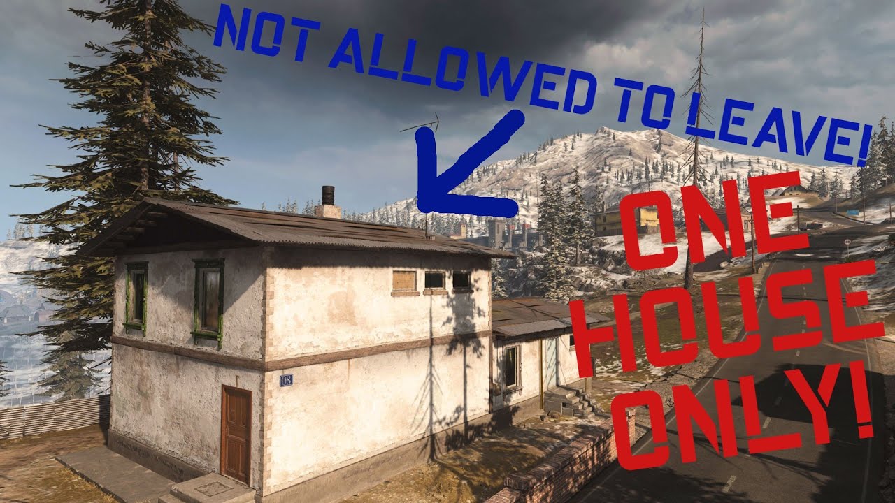 QUARANTINE IN WARZONE!!! | WARZONE ONE HOUSE CHALLENGE! - YouTube