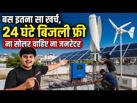 Wind Turbine For Home ⚡ आपके हर सवाल का जवाब | Solar Connection, Auto Braking, Battery, तेज़ हवा