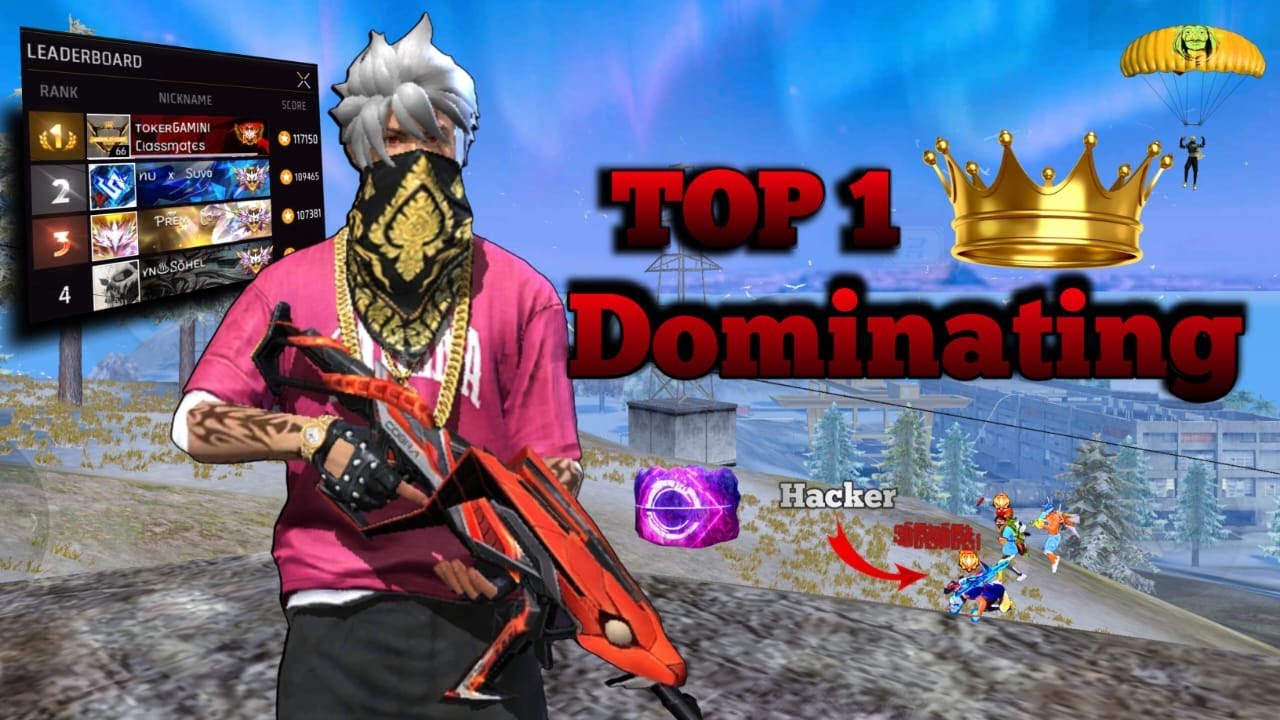 TOP 1 Dominating rank push live ff - YouTube