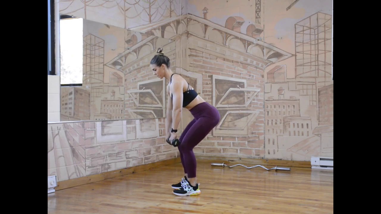 Barbell/Dumbbell partial dead lifts - YouTube