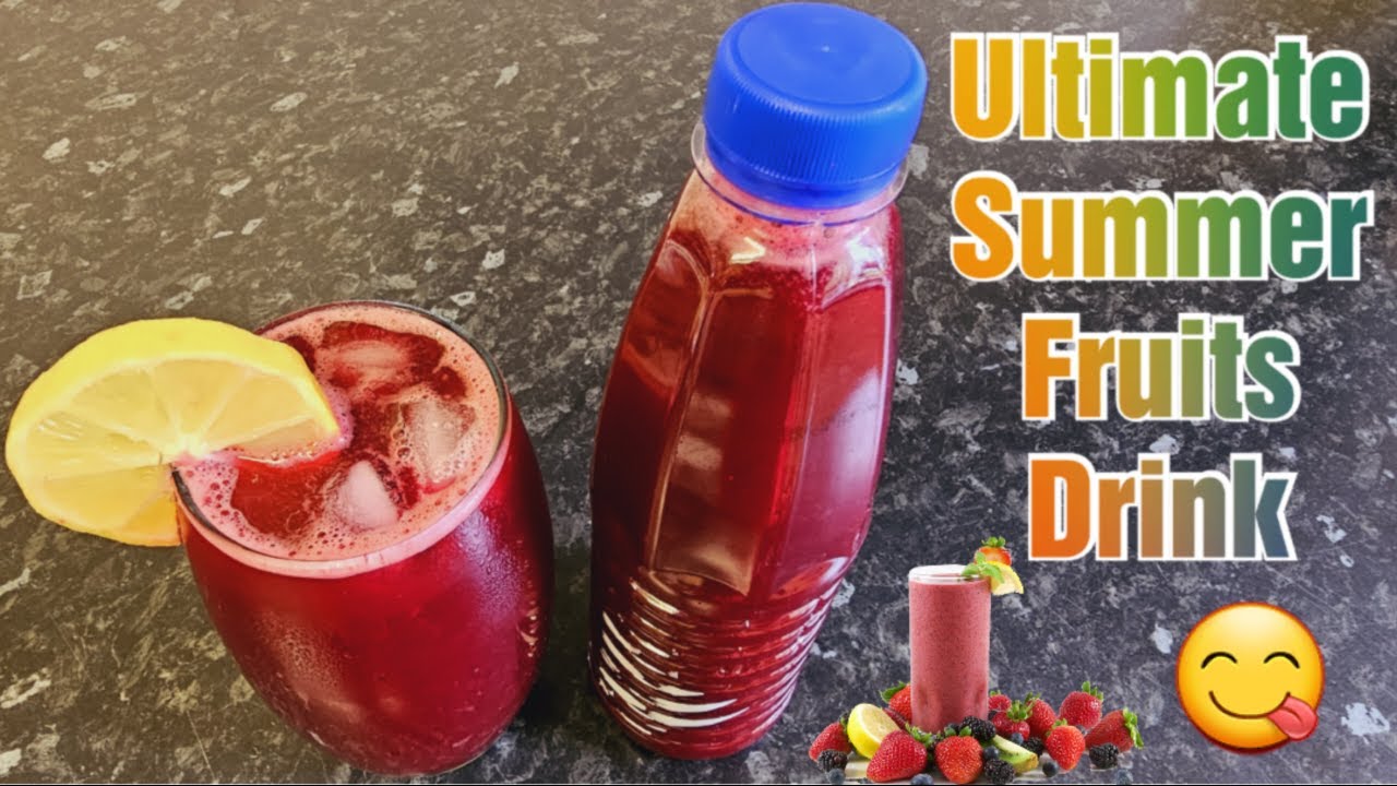 How to Make The Ultimate Summer Fruits Juice Drink|NO Added Sugar|Roses ...