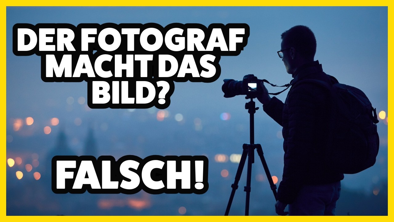 Der Fotograf macht das Bild? Falsch! - YouTube