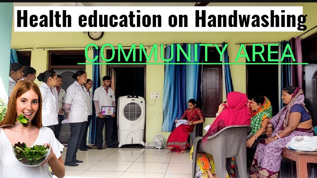 Helth education on Hand washing || community posting|Giving health ...