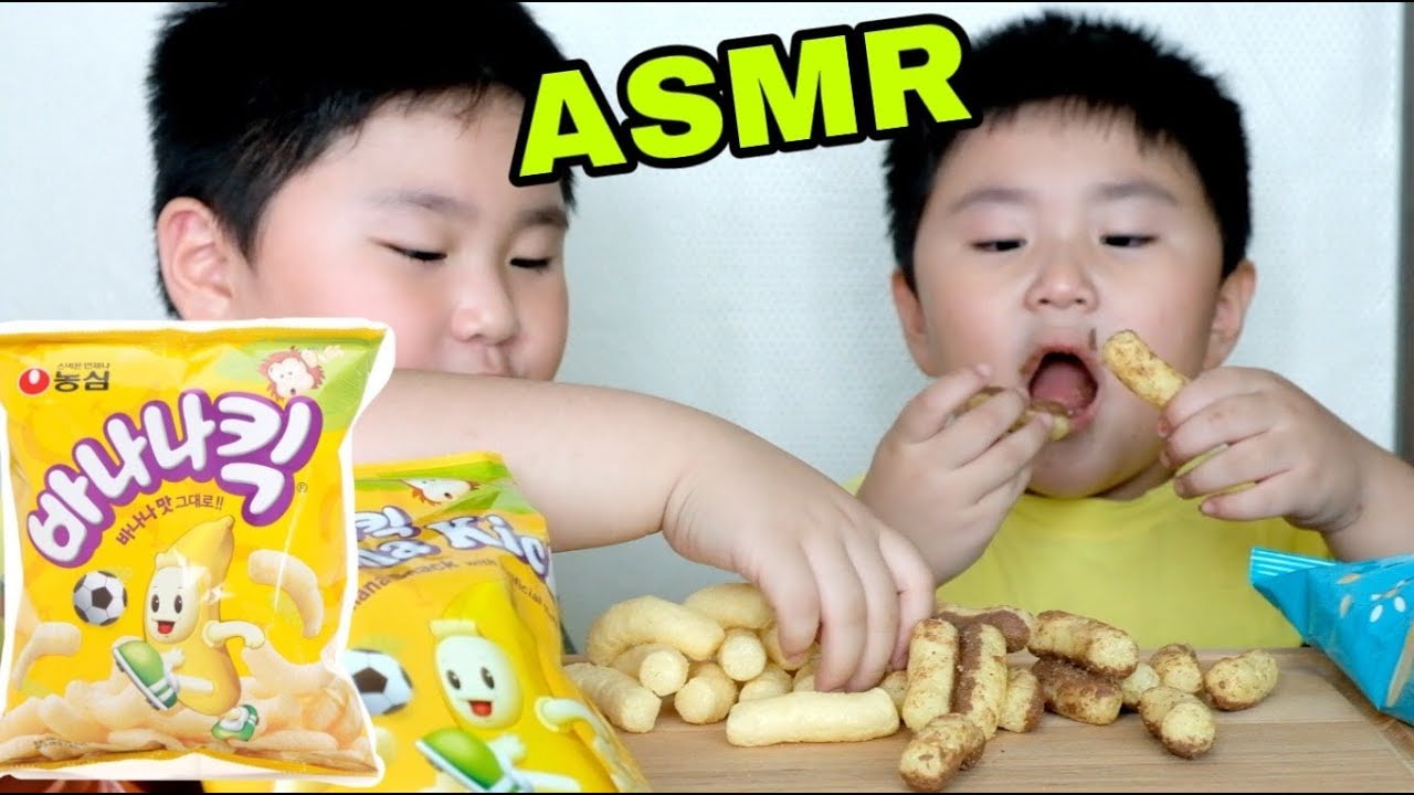 ASMR KOREAN SNACK | No Talking | Twins | Kenneth & Kenzo - YouTube