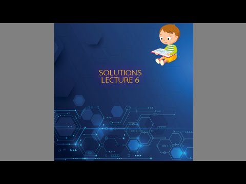 SOLUTIONS | LECTURE - 6 | VANT HOFF FACTOR | OSTWALD WALKER METHOD ...