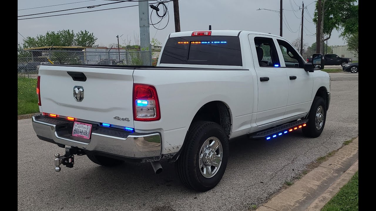 2023 Ram 2500 Fire Police Lights by EFS Houston Emergency Fleet Service ...