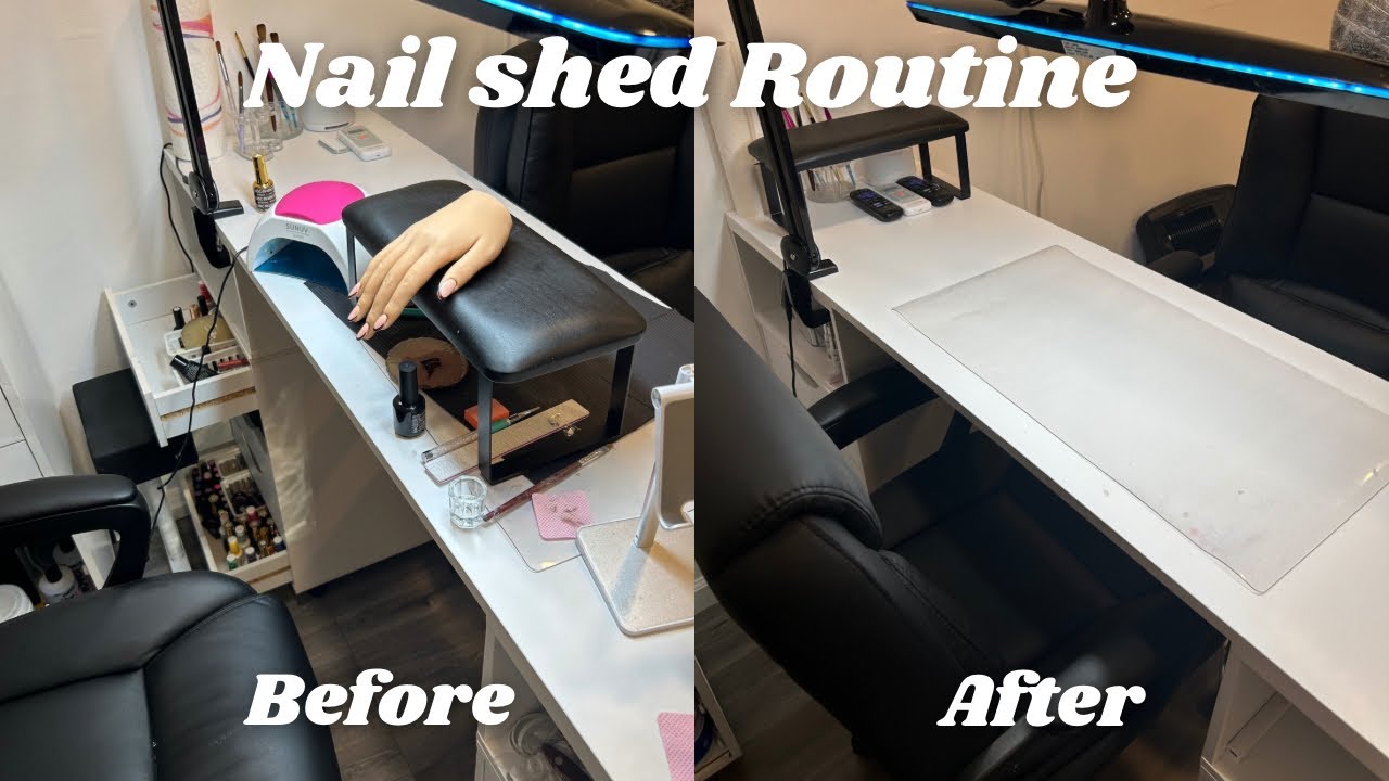 My Nail Shed Routine: How I Start & End My Nail Days - YouTube