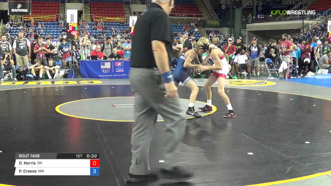 Cadet GR 100 Quarter-Finals - Dustin Norris (OH) vs. Paxton Creese (MN ...