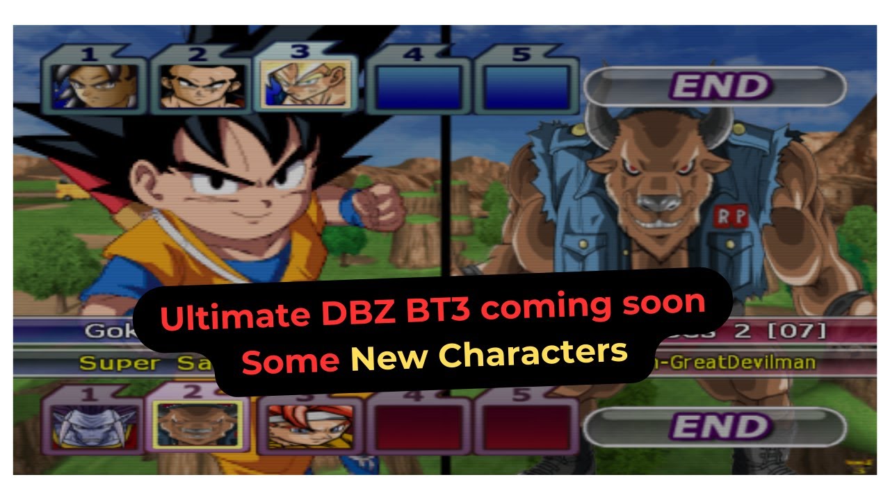 ULTIMATE DBZ BT3 - EM BREVE A VERSÃO 5.0 - YouTube