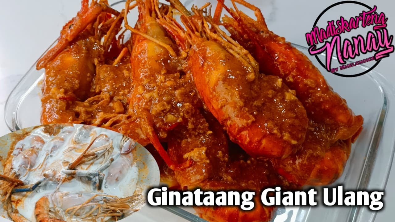 Ginataang Giant Ulang by mhelchoice Madiskarteng Nanay - YouTube