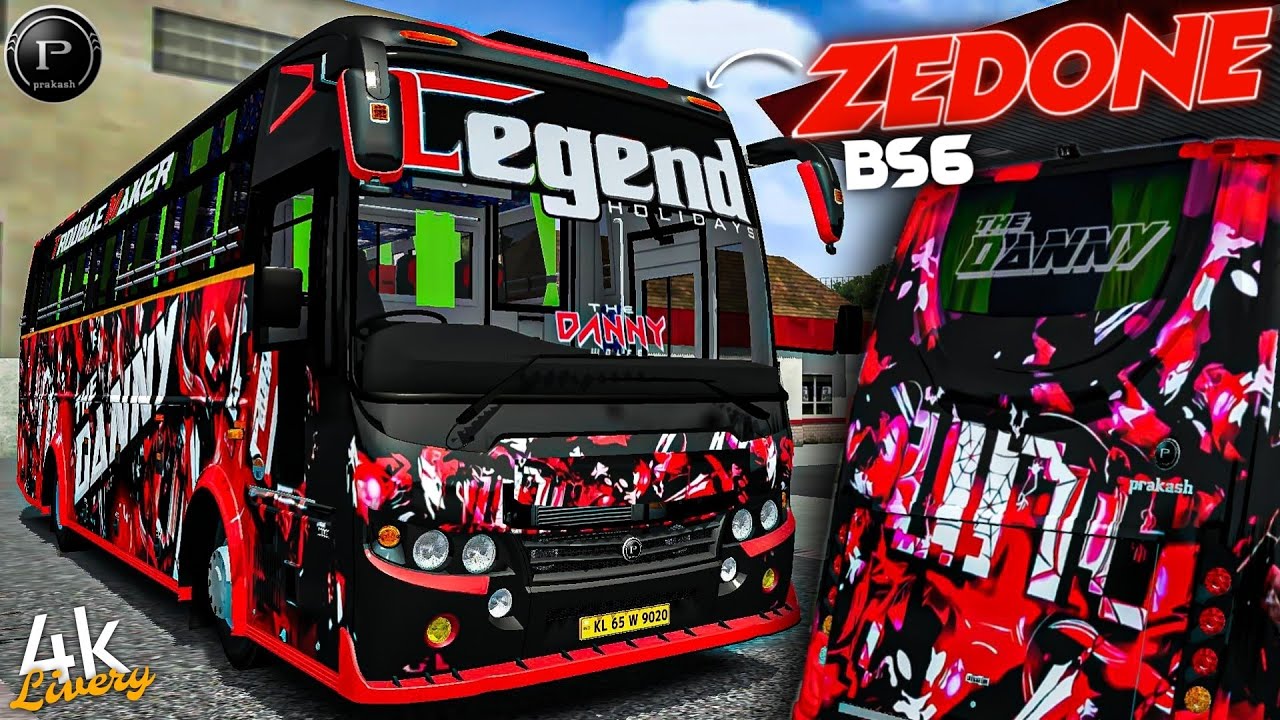 Bussid New Zedone ( LEGEND | THE DANNY ) 4K LIVERY For Bus Simulator ...