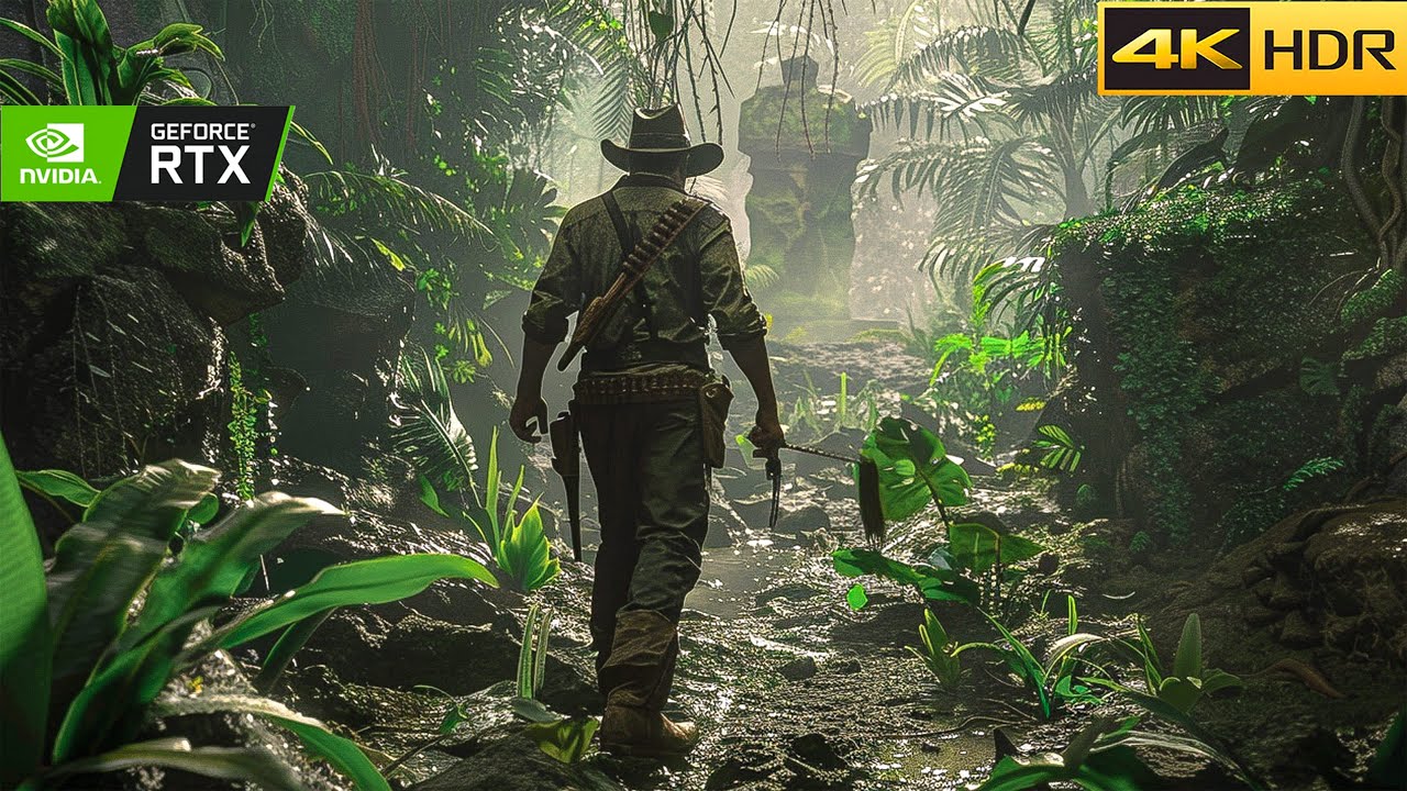 Indiana Jones - TREASURE HUNT JUNGLE ESCAPE SCENE | Realistic Ultra ...
