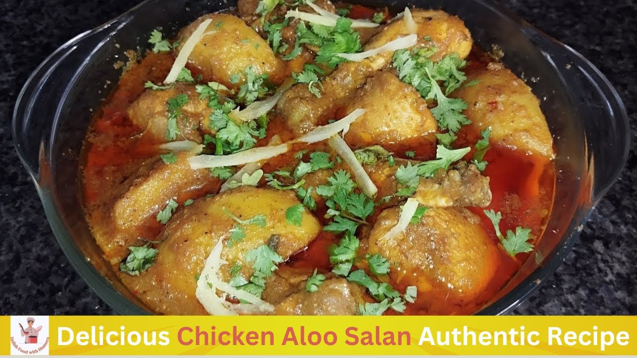 Delicious Chicken Aloo Salan Authentic Recipe | Chicken Aloo Gravy ...