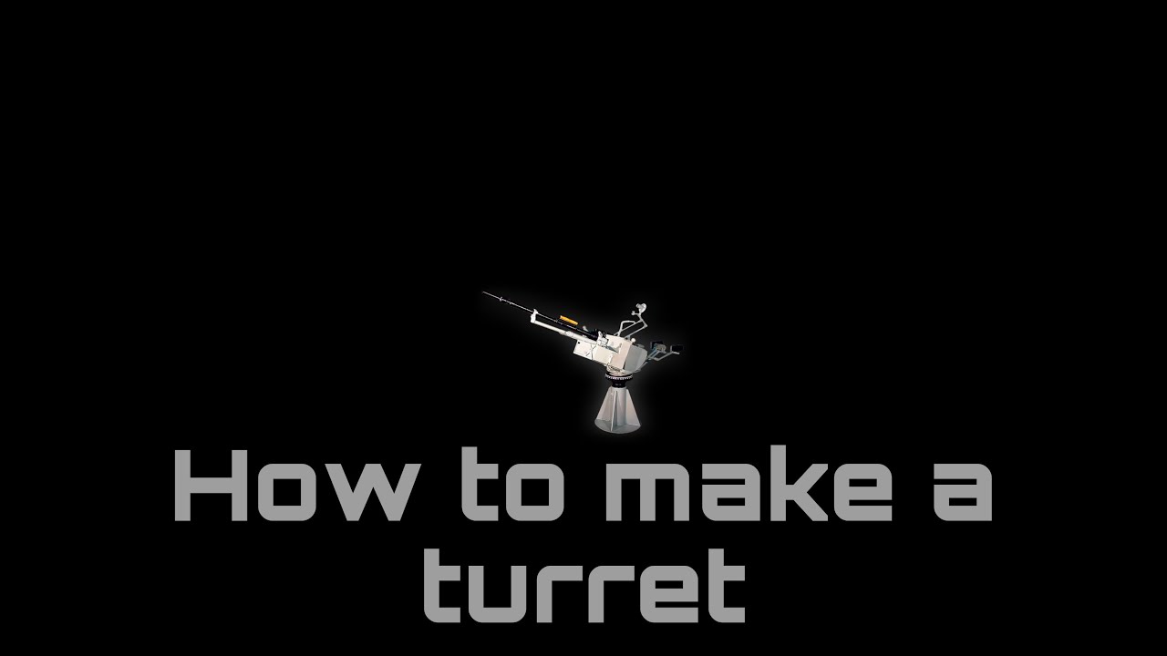 How to make a turret - YouTube