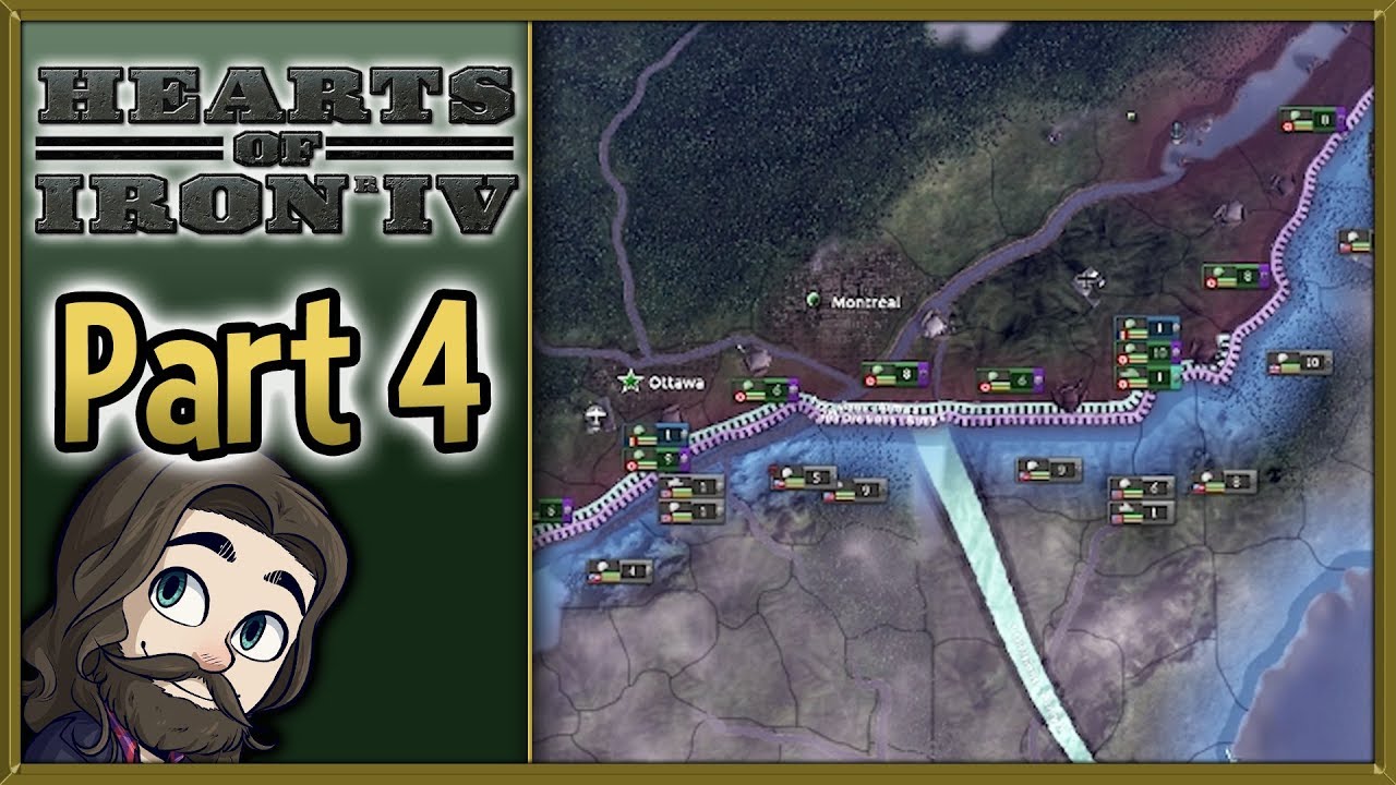 Hearts of Iron 4 Gameplay - Communist Canada - Part 4 - Let's Play Walkthrough - YouTube