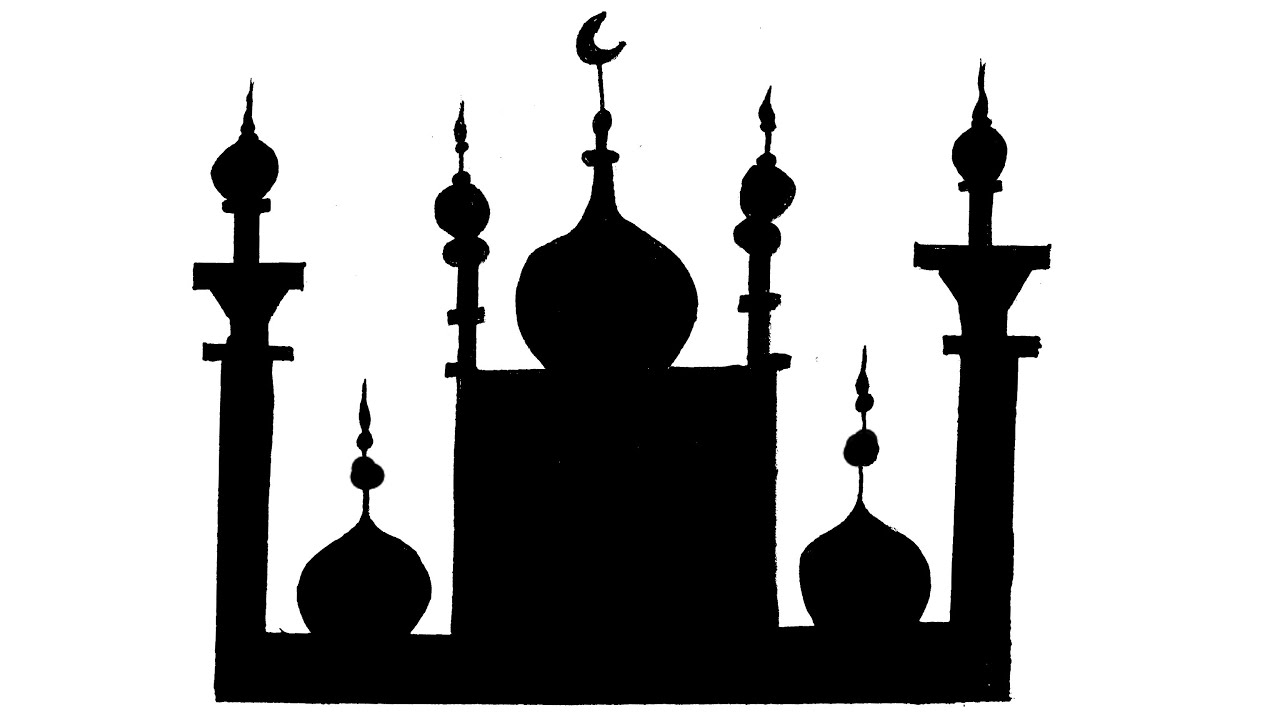 How to draw masjid | beautiful Muslims masjid drawing | easy drawing ...