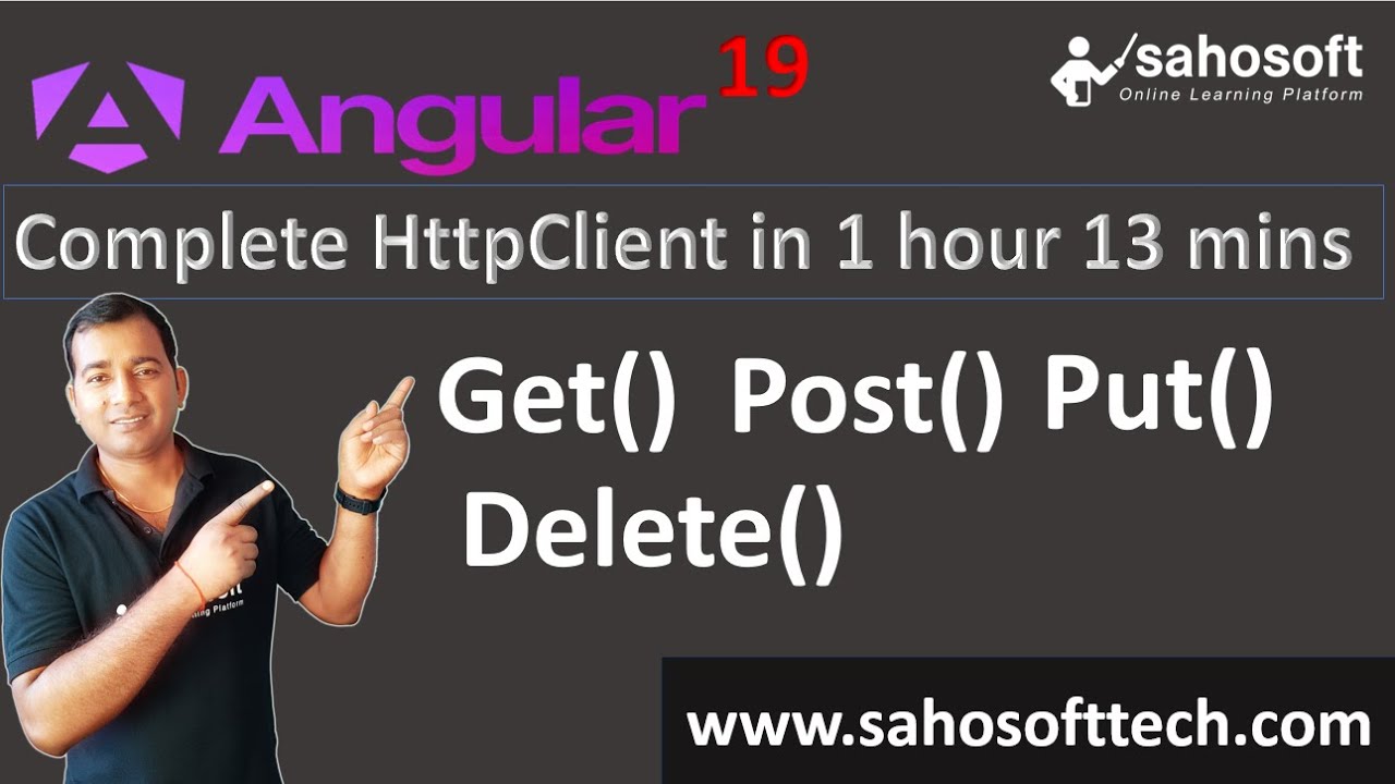 Complete HttpClient in one video in Angular 19 | HttpClient | Angular 19 Tutorials in Hindi ...