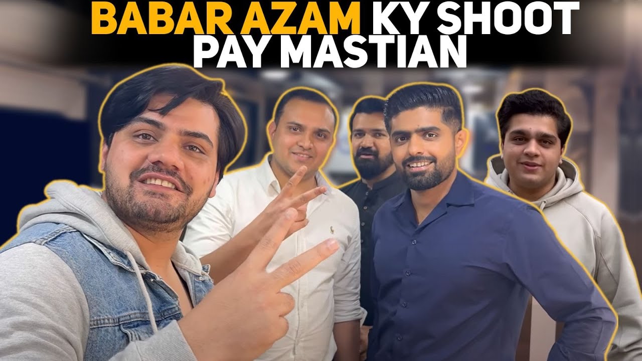 Babar Azam Kay Shoot Pay Mastian | Faisal Azam Vibes - YouTube