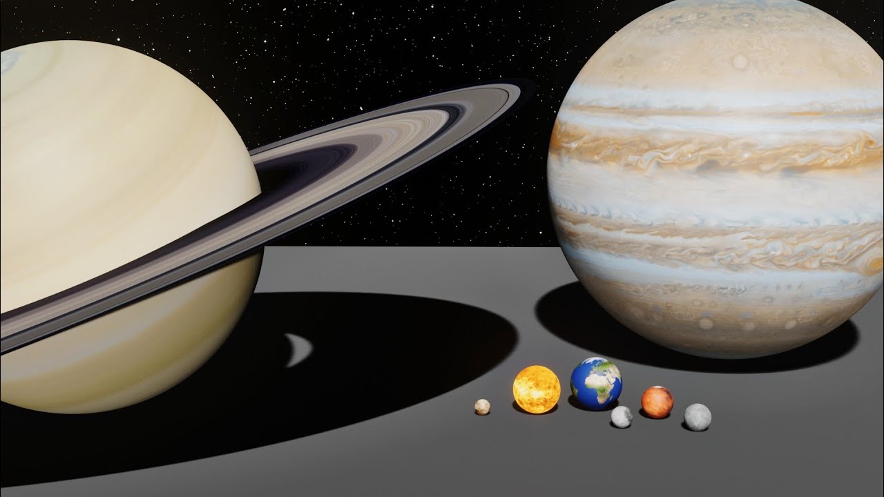 Got Balls Reimagined -- Solar System Size Comparison - YouTube