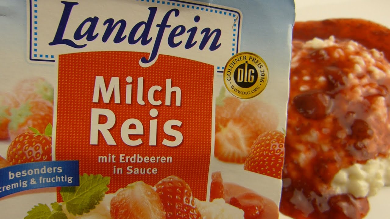 Landfein - Rice Pudding Strawberry / Milch Reis Erdbeere - YouTube