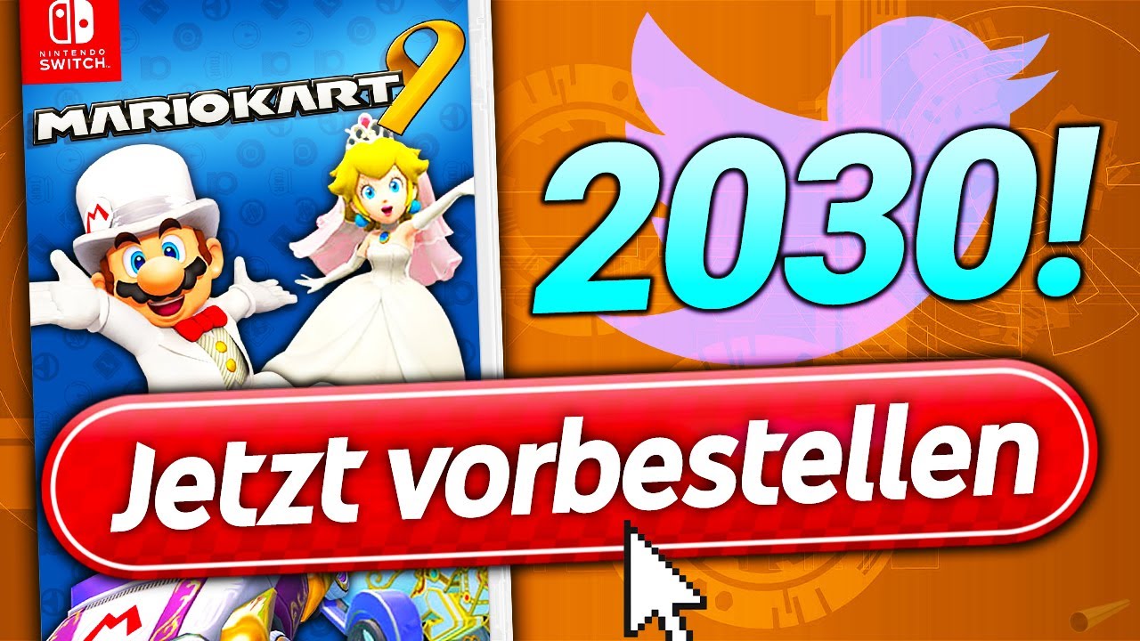 Aprilscherz 2023 - Mario Kart 9 kommt 2030. Ich habe Beweise. - YouTube