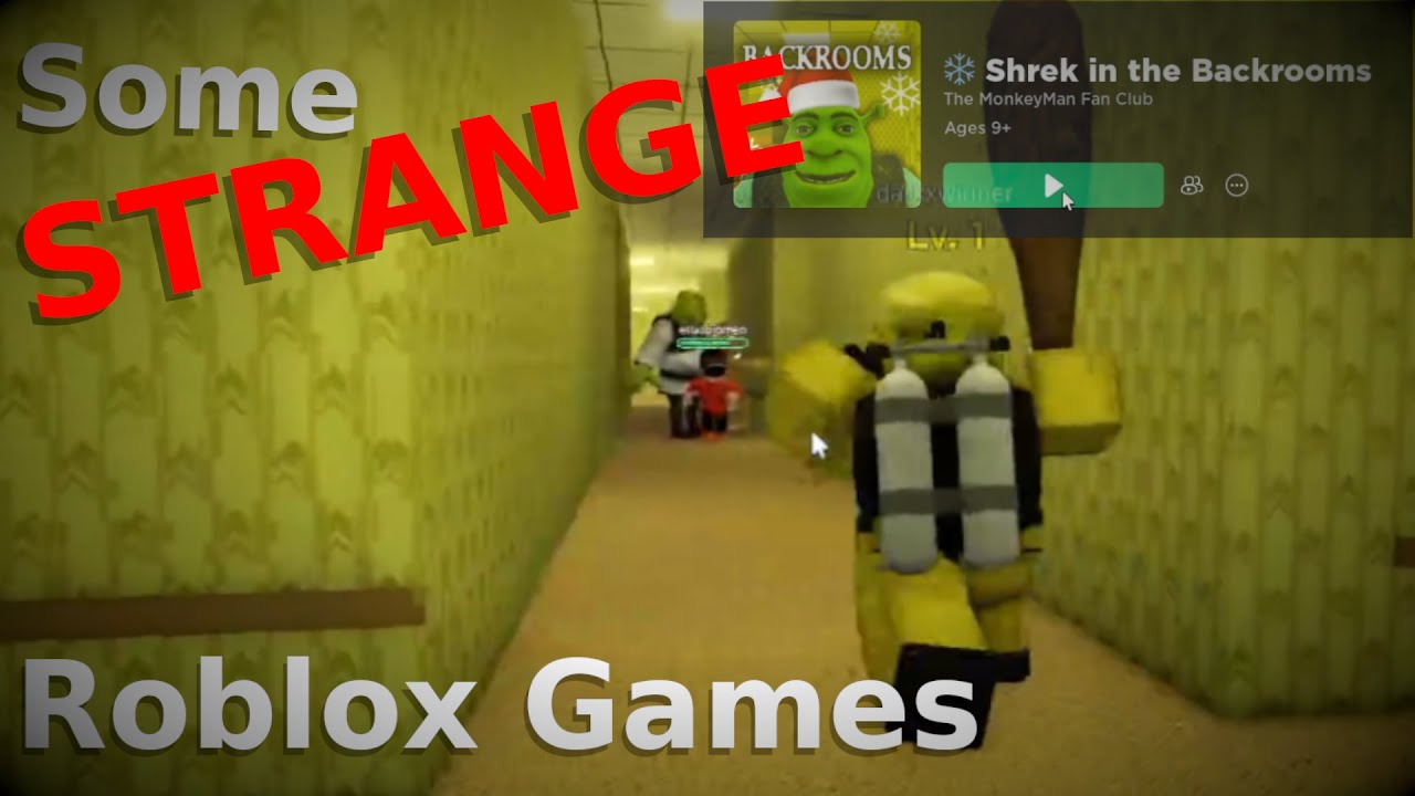 Some Strange Roblox Games... - YouTube