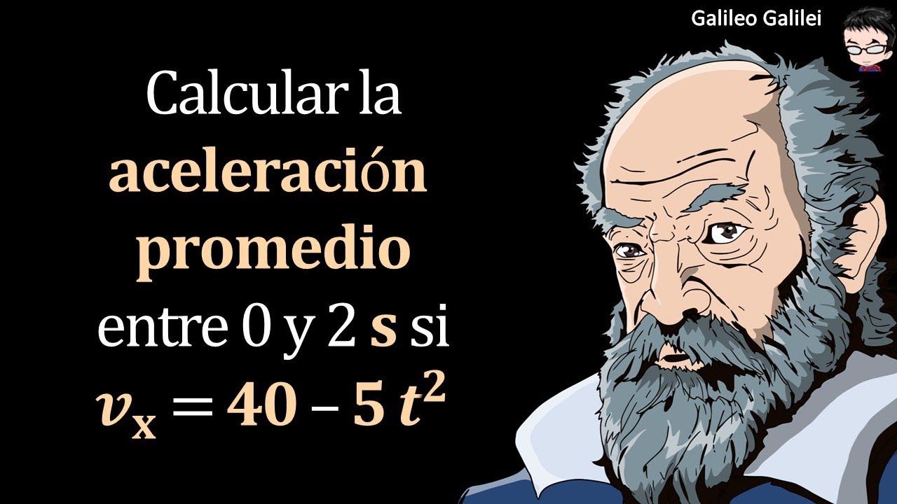 Calcular la 𝐚𝐜𝐞𝐥𝐞𝐫𝐚𝐜𝐢ó𝐧 𝐩𝐫𝐨𝐦𝐞𝐝𝐢𝐨 entre 0 y 2 𝐬 si 𝒗𝐱 = 𝟒𝟎 – 𝟓 𝒕𝟐 - YouTube