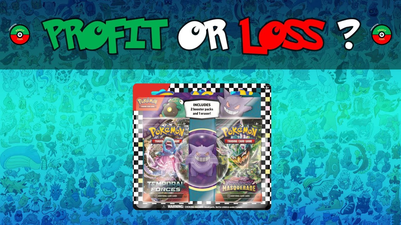 PROFIT OR LOSS? BACK TO SCHOOL 2024 • GENGAR ERASER • 2 PACK BLISTER ...