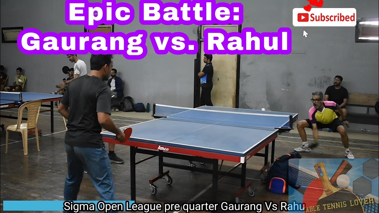 Table Tennis Showdown: Gaurang 'The Macho Man' vs. Rahul's Pimple ...