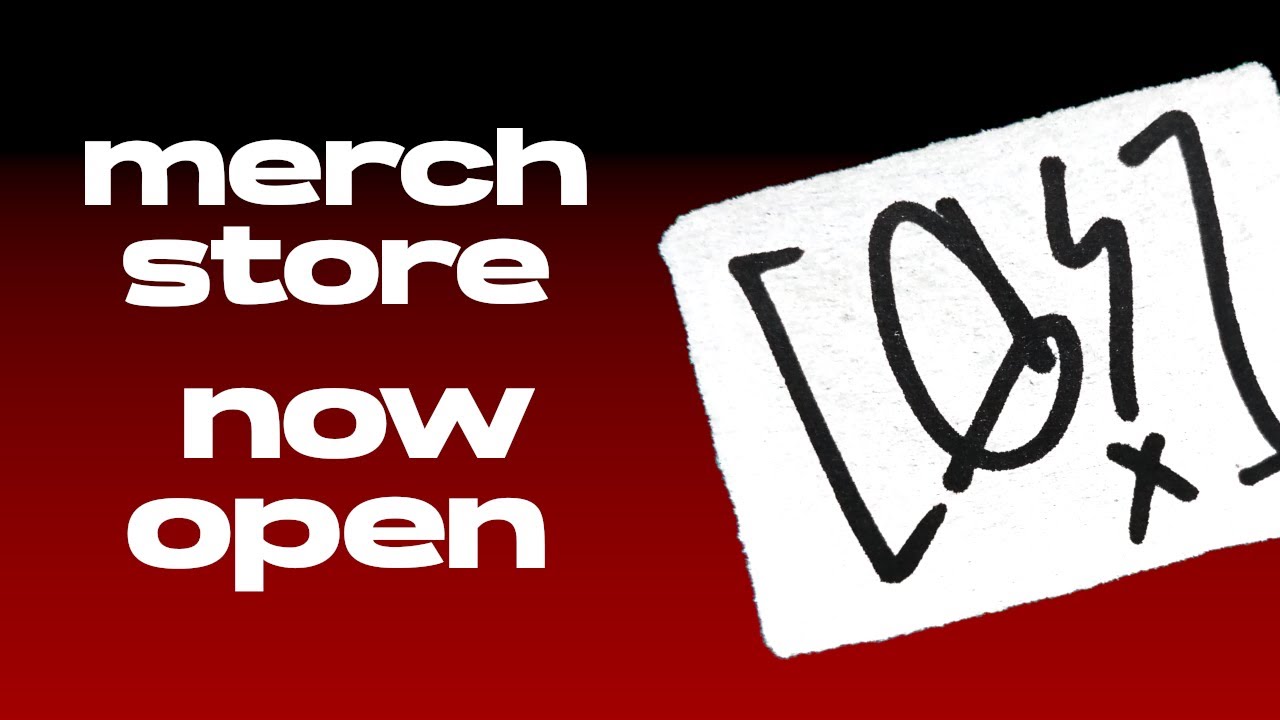 MERCH STORE OPENING ANNOUNCEMENT - YouTube
