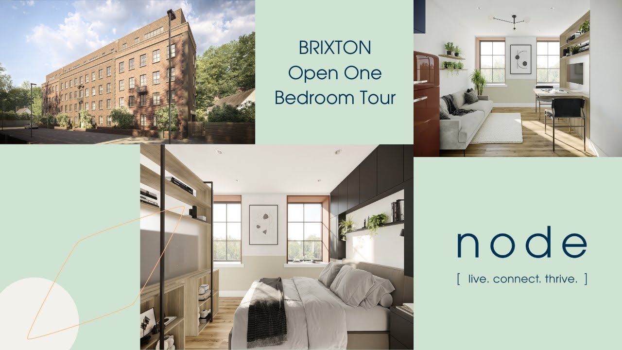 Node London Brixton - Open 1 Bed Video Walkthrough - YouTube