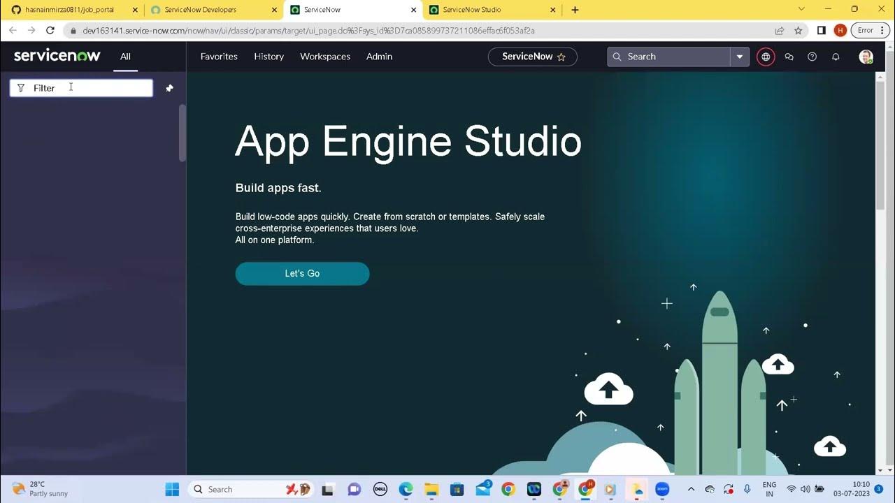 Servicenow Github Integration - Saving application using source control ...