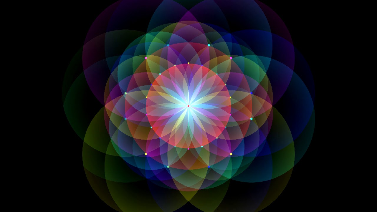 Flower Of Life ~ 20 Minutes Silent Meditation Visual Aid, Sacred ...