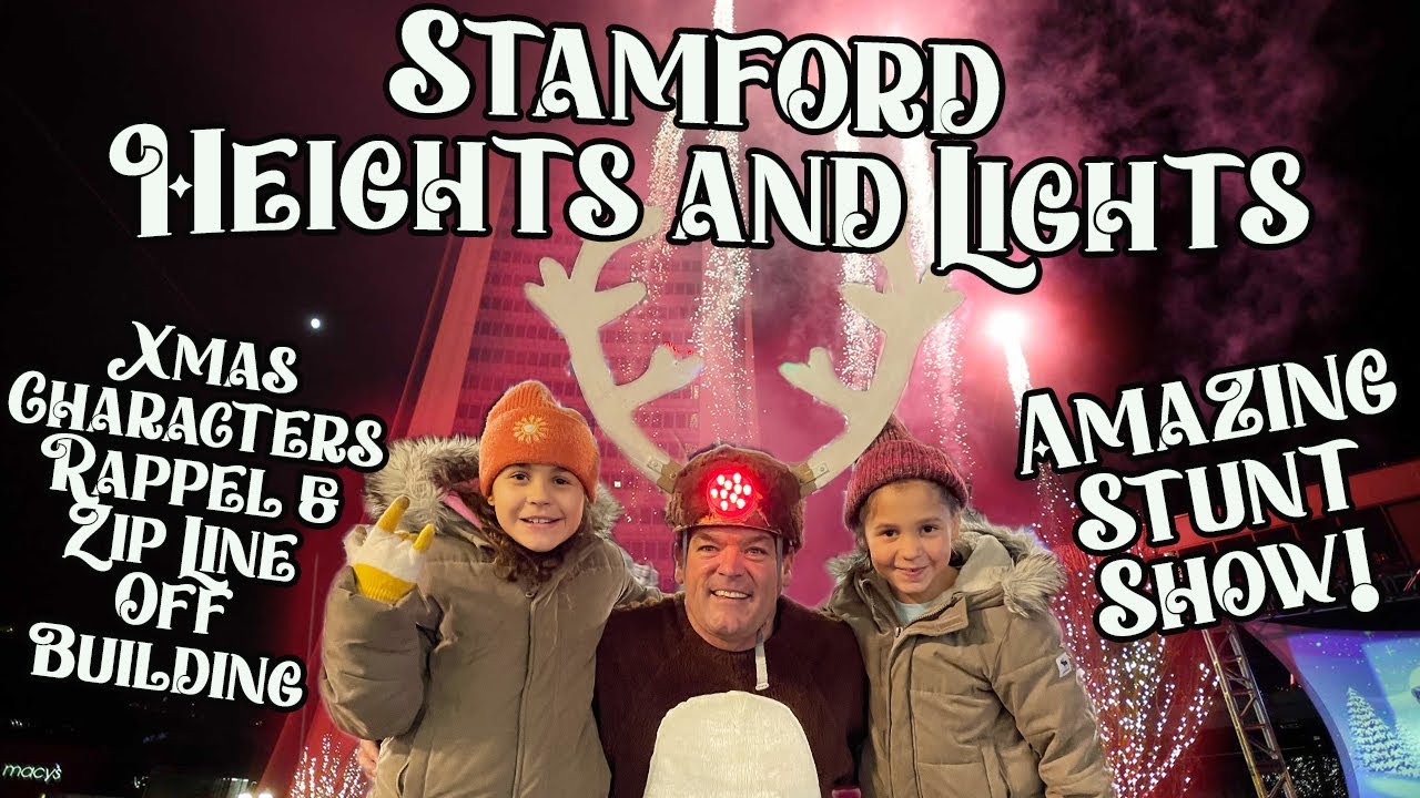 Heights and Lights Christmas Stunt Show & Tree Lighting 2022 - YouTube