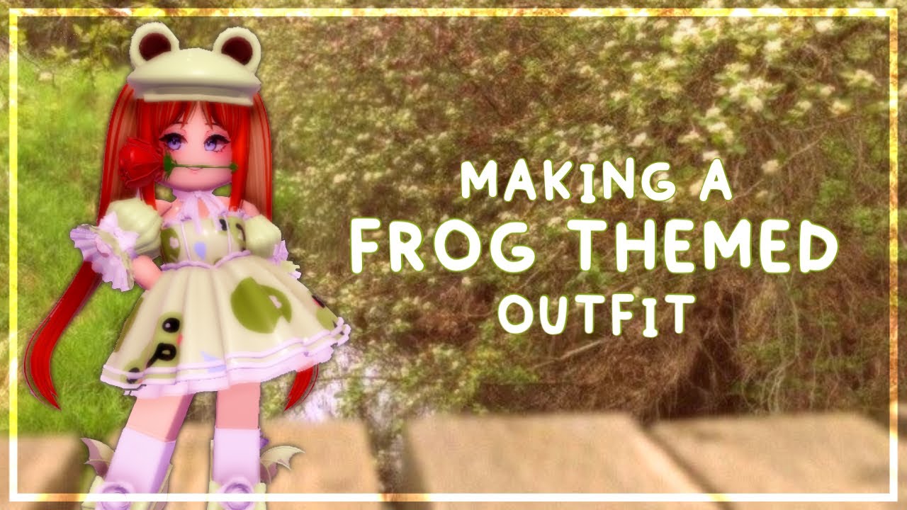 Making a frog themed cottagecore outfit || Royale high outfit idea ...