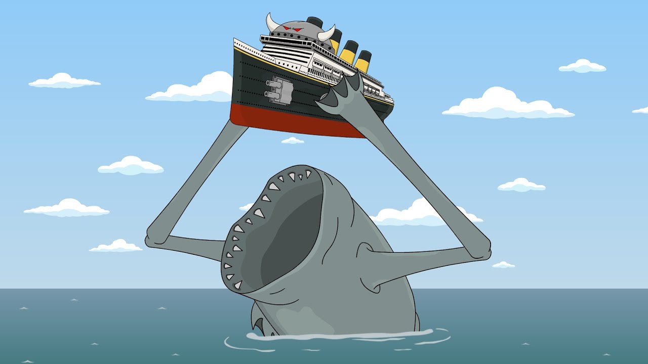Sea Eater Hunts Mega Titanic | Ship Animation - YouTube