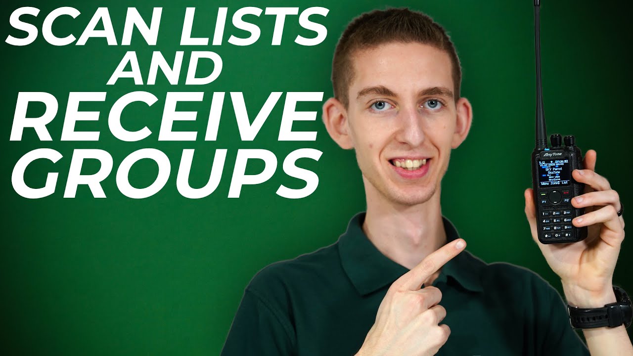 How to Setup Scan Lists and Receive Groups and how to use Them - YouTube