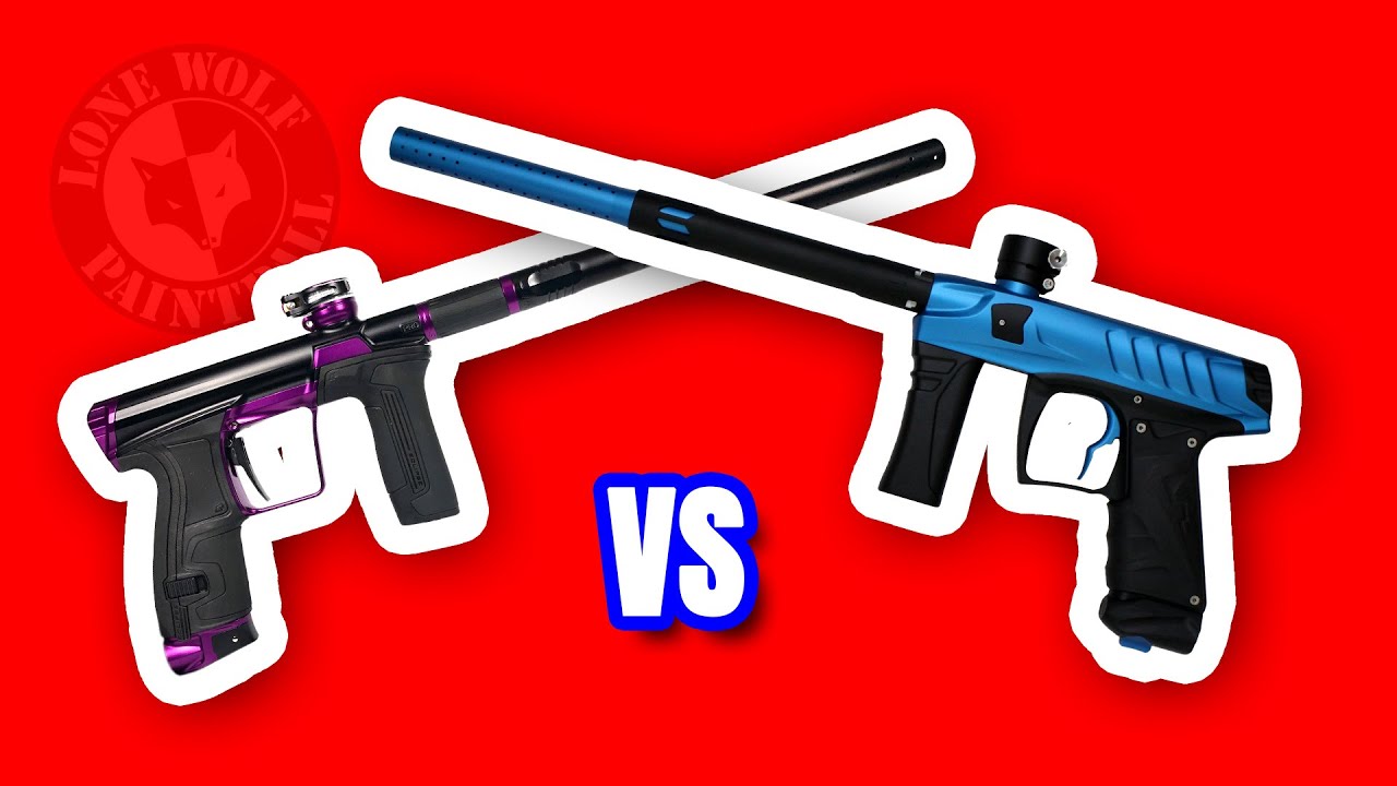 Planet Eclipse CS2 Pro vs Field One Force | Paintball Gun Comparison | Lone Wolf Paintball ...