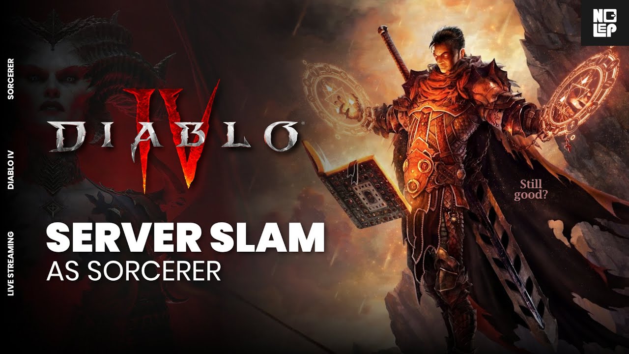 🔴LIVE: Diablo IV server slam | SORCERER GAMEPLAY - YouTube