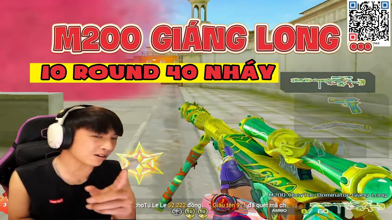 Siêu căng cùng M200 Giáng Long - 10 Round 40 nháy ... - YouTube