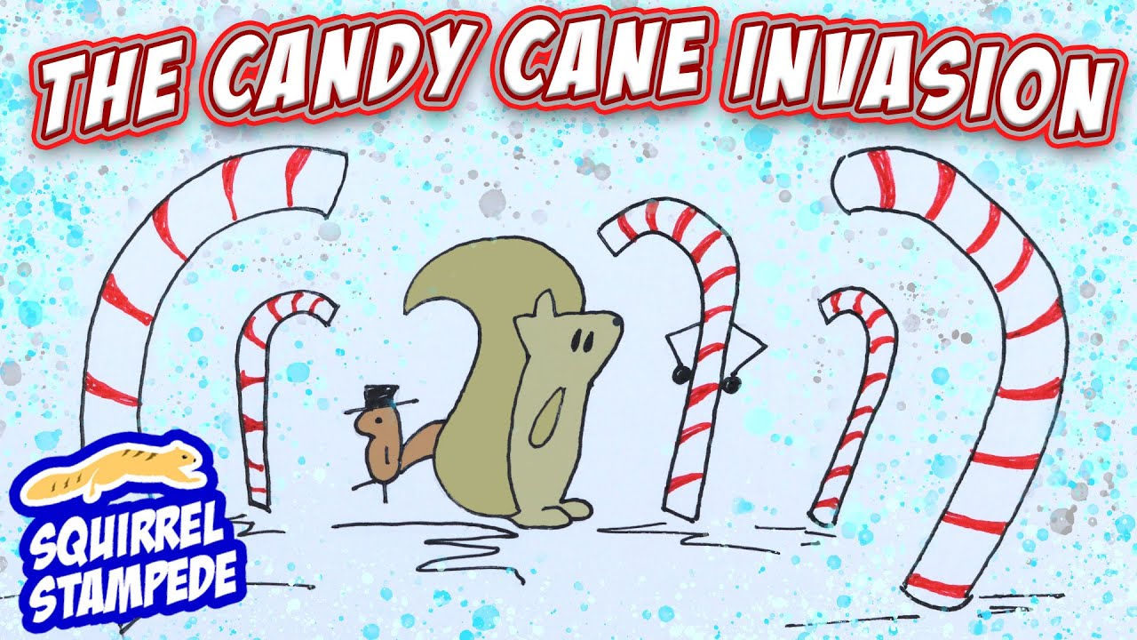 The Candy Cane Invasion Full Comic from Squirrel Stampede - YouTube