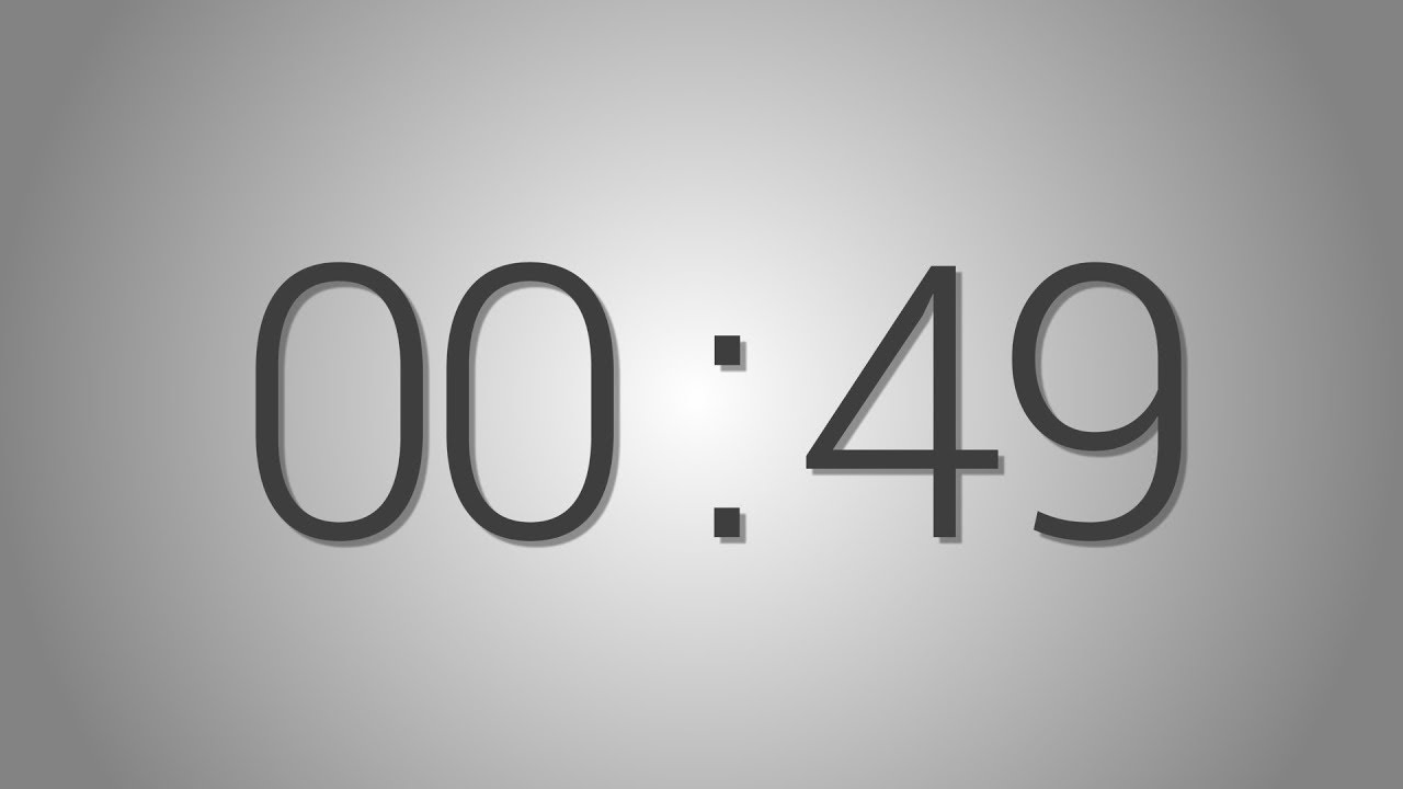 49 Seconds countdown Timer - Beep at the end | Simple Timer (forty-nine ...